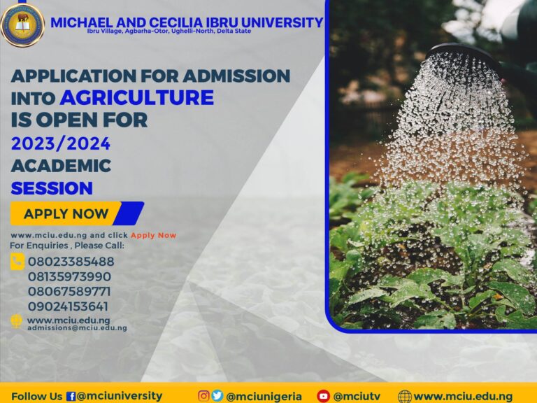 MCIU - Michael & Cecilia Ibru University